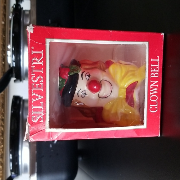 Silvestri | Holiday | Silvestri Ceramic Clown Bell Ornament In Box ...
